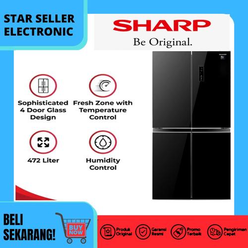 Jual SHARP Kulkas Multidoor 472L- SJ-IF51PG-BK//SJIF51PG//SJIF 51 ...