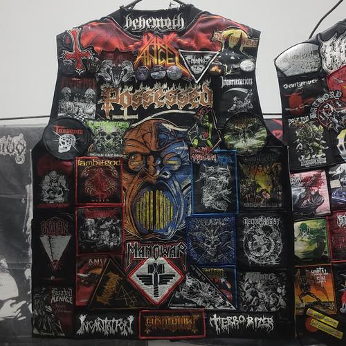 Jual Battle Vest Rompi Metal Punk Backpatch possessed - Kab. Malang ...