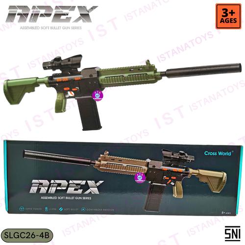 Jual Mainan Anak Tembakan Sniper Apex Softbullet Gun No.SLGC26-4B ...