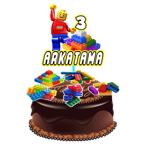 Jual Topper Cake Tusukan Hiasan Kue Ulang Tahun - Lego Bob - Lego Bob ...