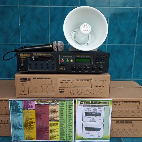 Jual bel sekolah otomatis, bell pabrik, amplifier masjid plus horn dan ...