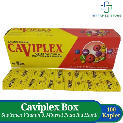 Jual Caviplex Box isi 100 Tablet/ Suplemen Vitamin & Mineral Pada Ibu ...