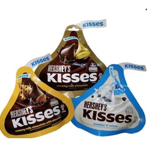 Jual Hersheys Kisses Milk Chocolate Cookie And Creme Almond 146g - Milk ...