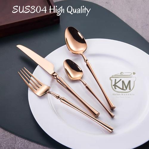 Promo Western Korean Nordic Spoon Spad 4 In 1 Set SUS304 High Quality ...