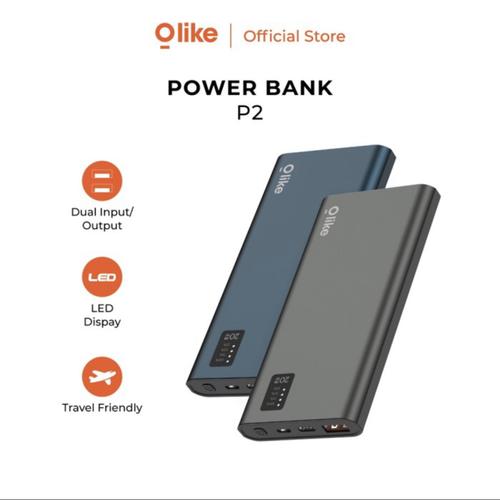 Jual Olike P2 Power Bank 10000 mAH with LED 3A Fast Charging Type C PD ...