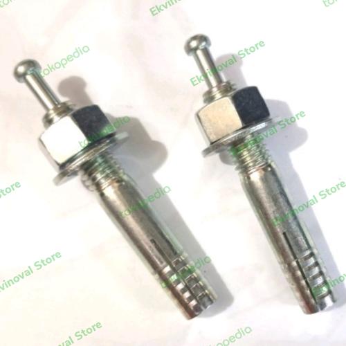 Jual high anchor m10 x 80 mm dynabolt ketok 10x80 Galvanis putih ...