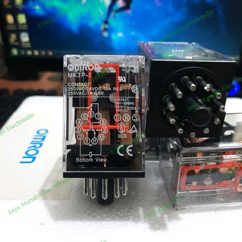 Jual RELAY OMRON MK3P-1 MK3P-I 220V 11 PIN / 11 KAKI - Kota Bandung ...