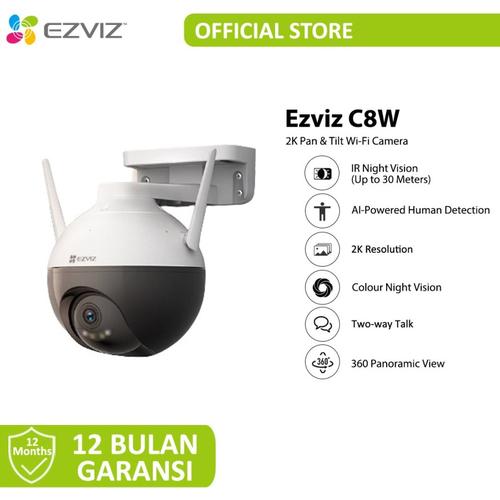 Jual Ezviz C8W 4MP 2K+ Pan & Tilt Wi-Fi Camera - Kota Semarang ...