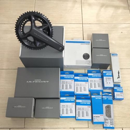 Jual Groupset Shimano Ultegra R8170 Di2 Disc Brake 12 Speed - 52-36 170 ...