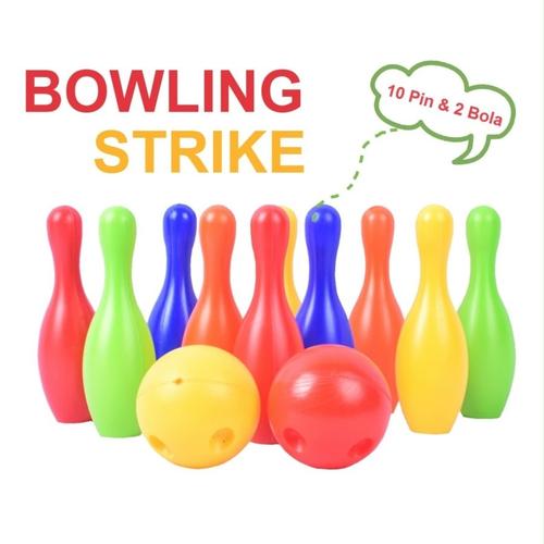 Jual MAINAN ANAK BOLA BOWLING SET WARNA WARNI / MAINAN BOWLING PIN ...