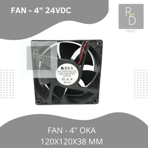 Jual FAN PANEL 12cm 24VDC / FAN 120X120X38 24VDC / FAN 4" OKA BALL ...