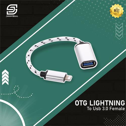 Jual Lightning OTG Cable Lightning Male to USB3.0 Female Adapter - Kota ...