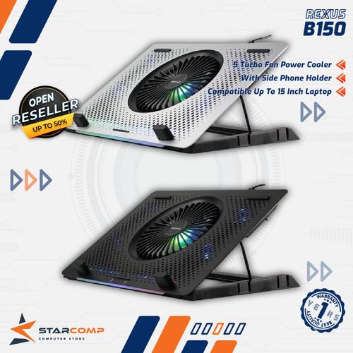 Jual Rexus Breeze B150 Coolingpad Gaming 5 Fan With Phone Holder ...