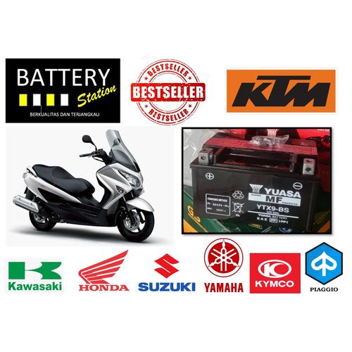 Jual Aki motor yuasa ytx9-bs 12v8ah 12v 8ah original - Kota Tangerang ...