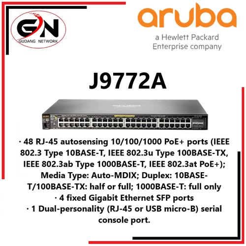 Jual HPE Aruba J9772A Aruba 2530 48G PoE+ Switch Managed - Jakarta ...