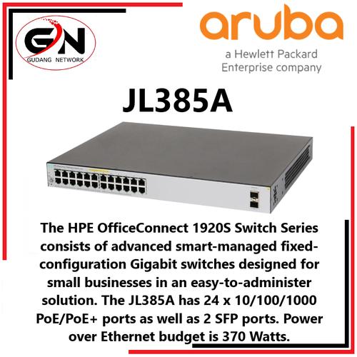 Jual HPE 1920S 24G PoE+ 370W Switch JL385A - Jakarta Pusat - Gudang ...