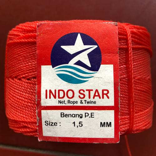 Jual Tali Tambang kecil 1,5mm / Tambang PE 1,5mm INDOSTAR ±150 METER - Biru - Jakarta Utara ...