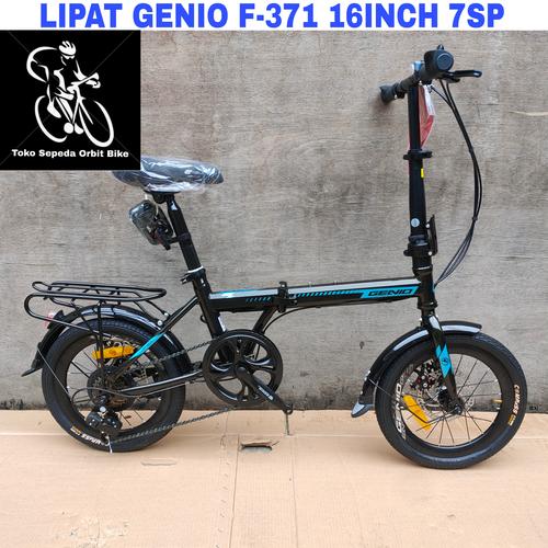 Jual Sepeda Lipat Genio F-371 16Inch 7Sp Hi-ten stell - Kab. Bekasi ...