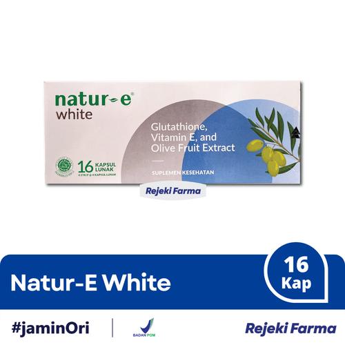 Jual Natur-E White 1 box isi 16 kapsul lunak (softgel) - NaturE Putih ...
