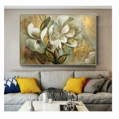 Jual lukisan bunga minimalis ukuran 200cm x 80cm - Kab. Bandung - Serba ...