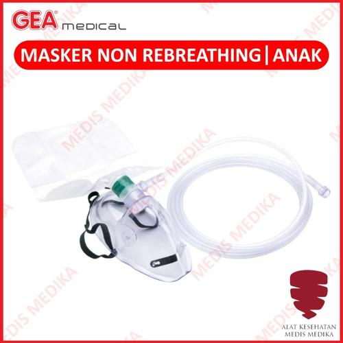 Jual Masker Oksigen Non Rebreathing GEA Oxygen Mask Bayi Anak Dewasa ...