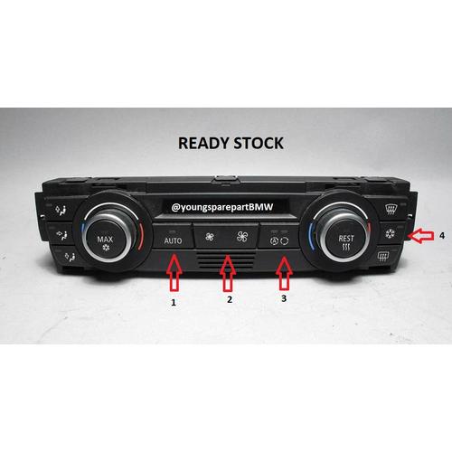 Jual Tombol AC BMW E90 E91 E92 E93 E84 E87 X3 F25 Button Climate ...