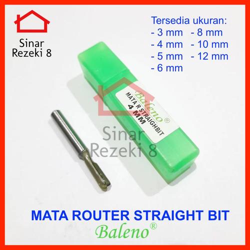 Jual Mata Router Profil Potong Lurus 3 4 5 6 8 10 12 mm Straight Bit ...