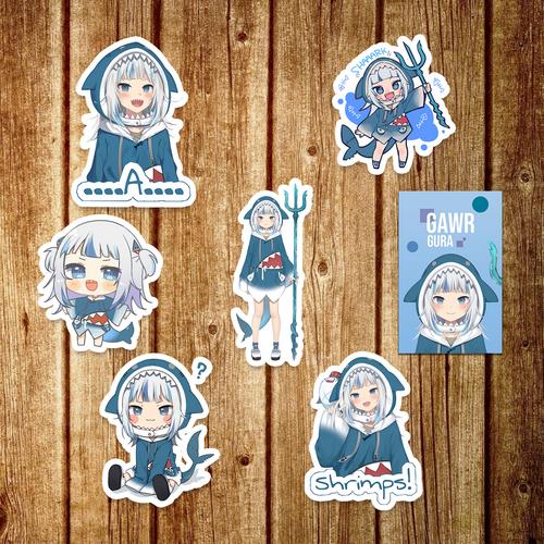 Jual Sticker Pack Hololive - Gawr Gura [7 Pcs] - Kab. Tangerang ...