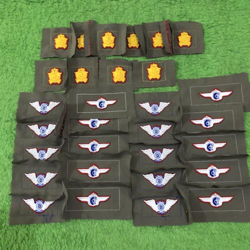 Jual Bordir brevet wing lantas timbul logo dikjur lantas - Kota ...