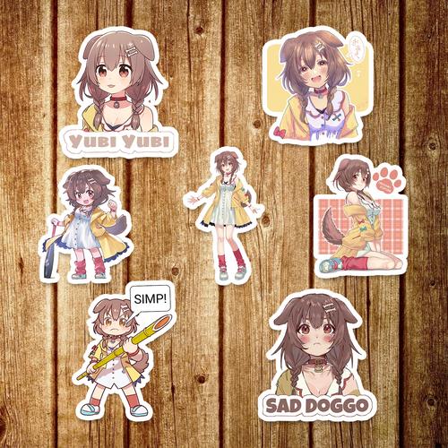 Jual Sticker Pack Hololive - Inugami Korone [7 Pcs] - Kota Tangerang ...