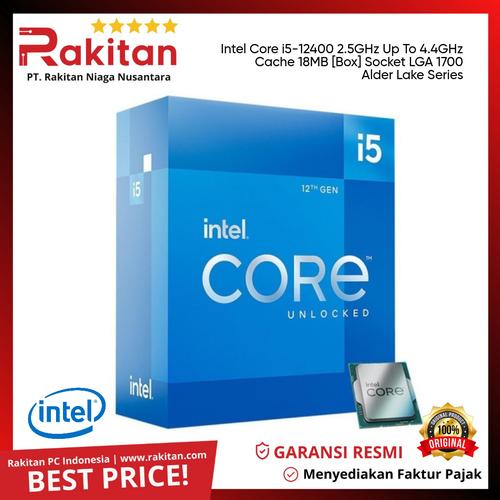 Promo Intel Core i5-12400 Box LGA 1700 Processor Intel i5 12400 LGA1700 ...