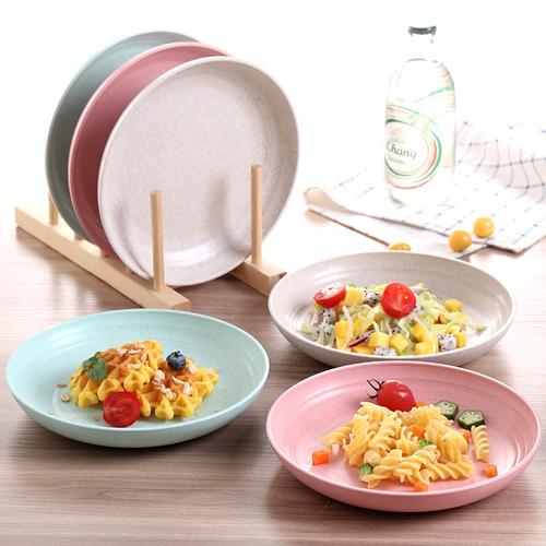 Jual Piring Bulat Dinner Plate 20cm | Piring makan Straw Plate 20x3.2cm ...