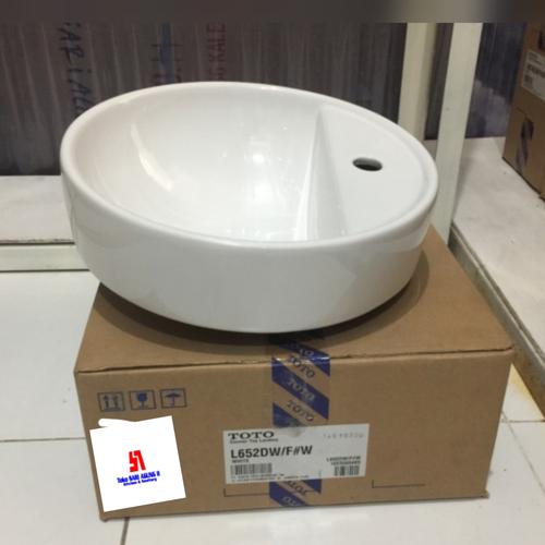 Jual TOTO L652DW/ WASHTAFEL MEJA BENTUK BULAT MERK TOTO WARNA PUTIH ...