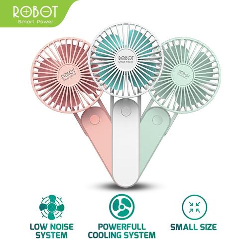 Jual ROBOT RT-BF11 Portable Fan, Powerbank 2000mAH Mini Fan Kipas Angin ...
