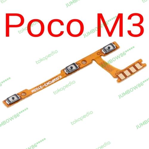 Jual FLEXIBLE ON OFF POCO M3 TOMBOL POWER VOLUME POCOPHONE M3 ORIGINAL ...