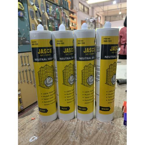 Jual Silicone sealant silikon netral jason silen - Putih - Kota ...