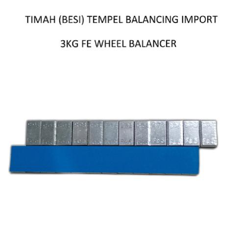 Jual TIMAH (BESI) TEMPEL BALANCING IMPORT 3KG FE WHEEL BALANCER 1BOX 50PCS - Kota Tangerang ...