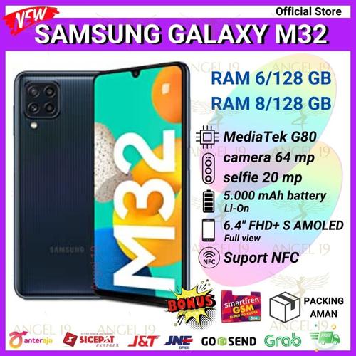 Jual SAMSUNG GALAXY M32 RAM 8/128 GB ORIGINAL GARANSI RESMI - ram 6/128 ...