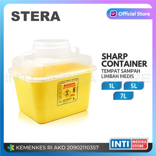 Jual STERA - Tempat Sampah Limbah Medis 1 / 5 / 7 Liter | Sharp ...