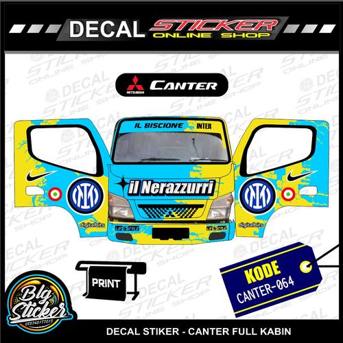 Jual STIKER MOBIL TRUK CANTER STICKER DECAL PRINT TRUCK KABIN VARIASI ...