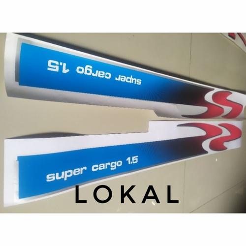 Jual Sticker stiker Mobil tulisan Suzuki Carry super cargo 1.5 pick up ...