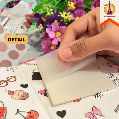 Jual Sticky Notes Bening Kertas Sticker Tempel Transparan Viral ...