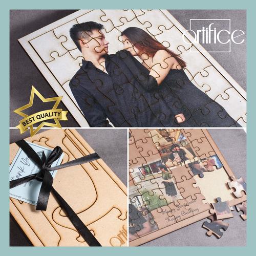 Jual Custom Wood Puzzle Bahan Kayu Hadiah Kado Spesial Gift Ukuran A5 ...