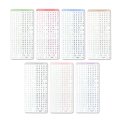 Jual #Katakana Japanese Alphabet Stickers Deco Bujo Alfabet Abjad ...