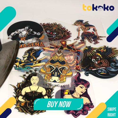Promo Stiker Sablon Setrika Motif INDONESIA Sablon DTF Gosok Agustusan ...