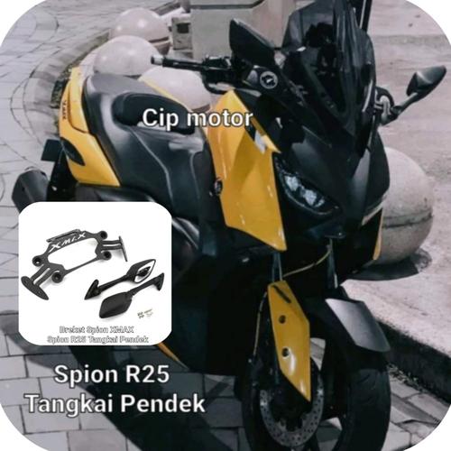 Jual Breket Spion Xmax pakai Spion R25 pendek panjang - Spion Pendek ...