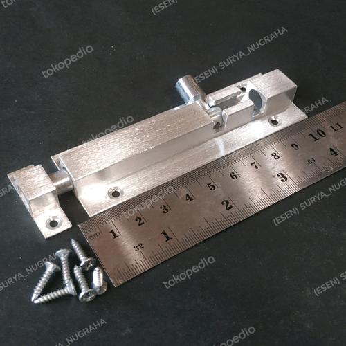 Jual Grendel Pintu / Jendela Aluminium Panjang 4 inc / 10 cm - Kab ...