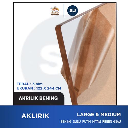 Jual Acrylic Bening 3mm x 122 x 244 Cm Akrilik - Kota Medan - SJ WARNA ...