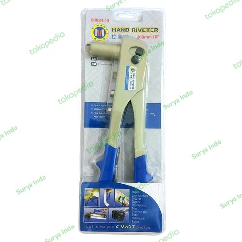 Jual TANG RIVET 10" C-MART C0021-10 TANG RIPET RIFET 2.4-4.8MM HAND ...