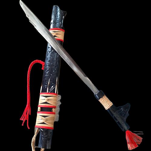 Jual MANDAU KHAS SUKU DAYAK SARUNG FUUL UKIR PANJANG 65CM-+ - Kab ...